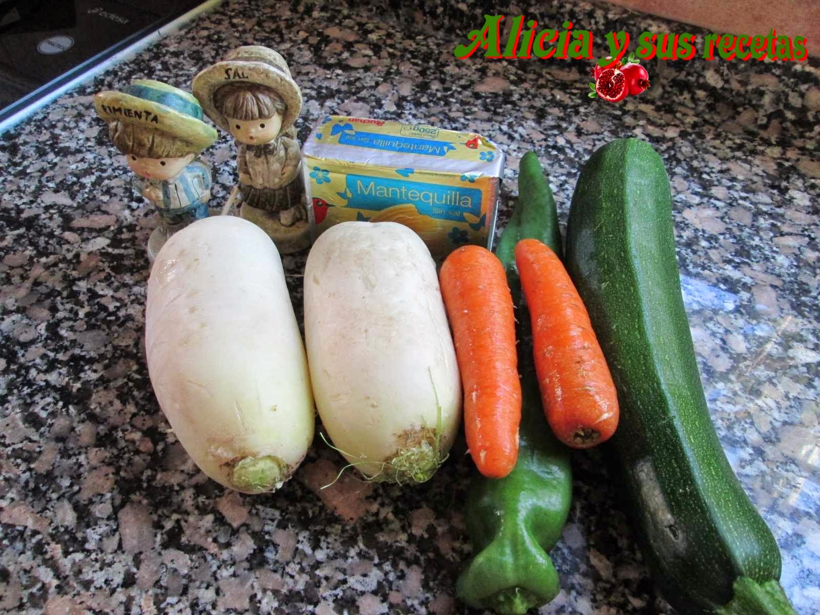 Alicia y sus recetas: NABOS EN ABANICO