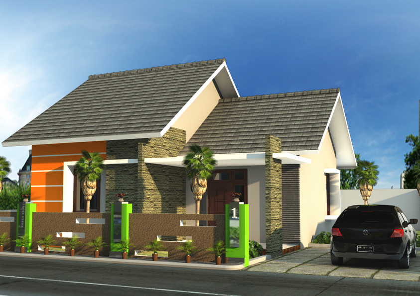Contoh Desain Rumah Minimalis Type 21 Elegan Terbaru 2015 - Rumah