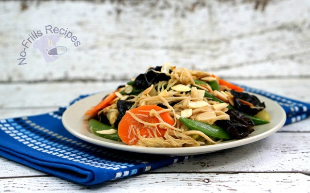 Mixed vegetables with golden mushrooms ~ 杂菜金针菇