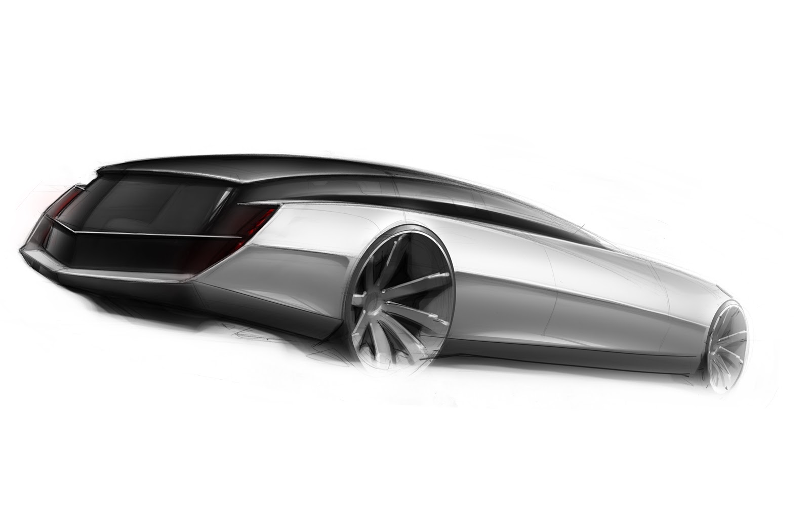 JZHAN: cadillac sketch rendering