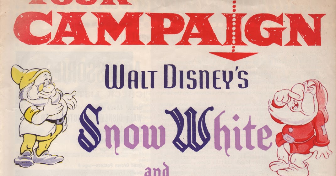 Filmic Light - Snow White Archive: 1964 UK Snow White Pressbook