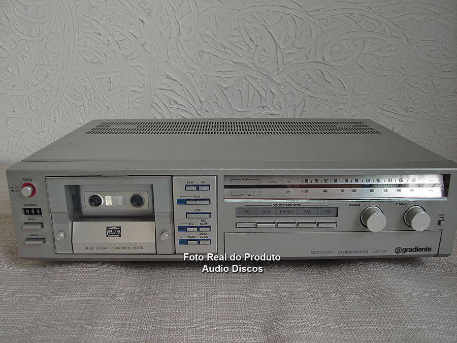 Som e Cia.: Gradiente Deck Receiver NSA 500