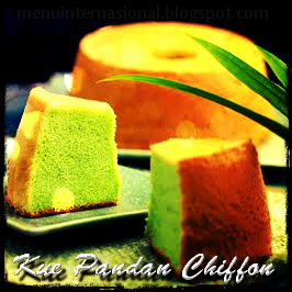 Cara Membuat Kue Pandan Chiffon Special