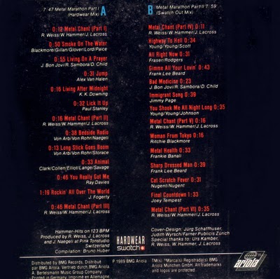 Jolly Joker`s Ohrenbalsam: THE HEAVY`S, METAL MARATHON, CD, 1991