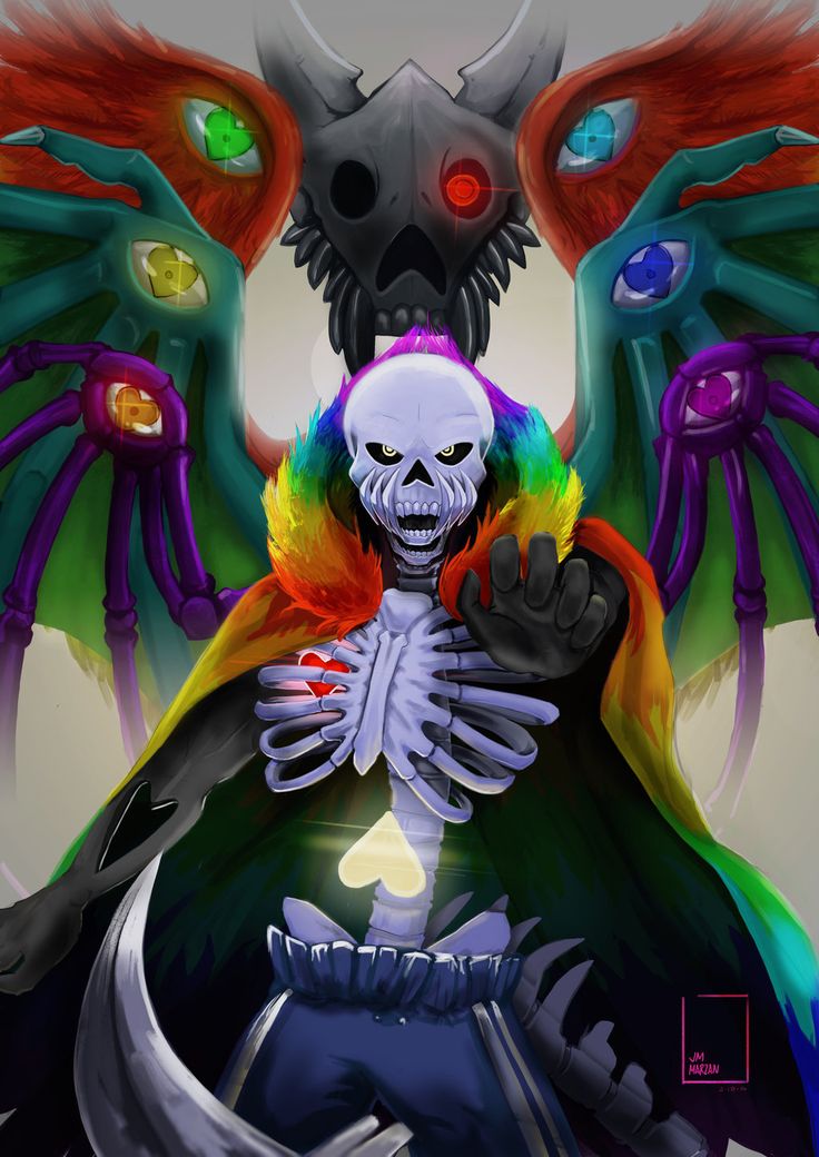 Handlarz Iluzji: Undertale: AU - The Thought / Seraphim!Sans / Omega!Sans