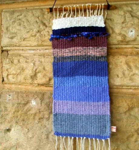 Cast On and Cast Off: Hand Woven- Wall Hanging