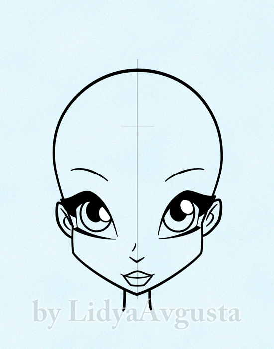 Magic Drawing: Winx - Head - Face