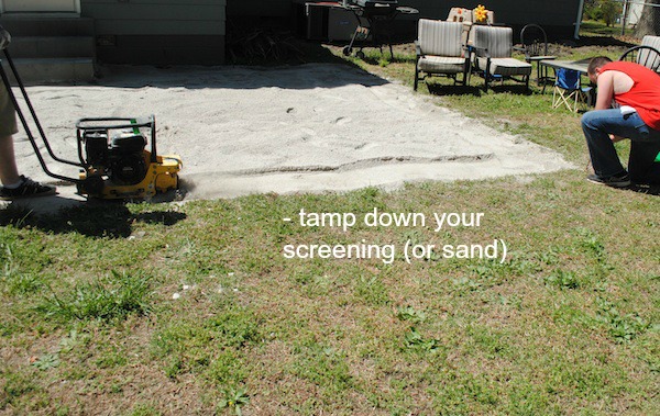 The Remodeled Life: Building a Patio - Part Two