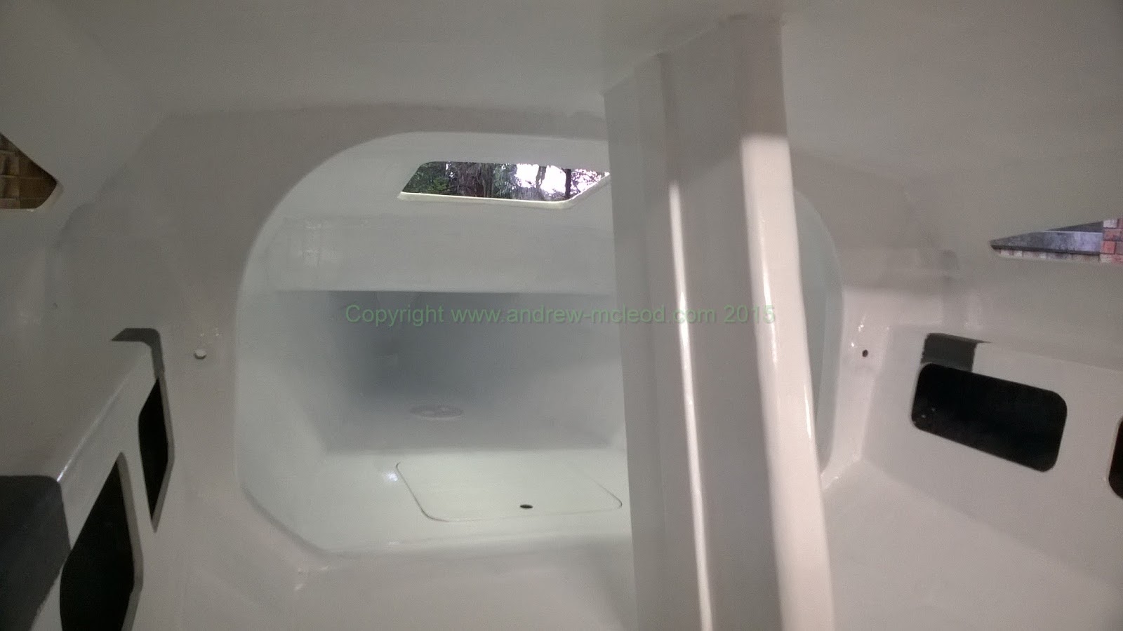 Farrier F22R trimaran building blog by Andrew McLeod: Interior ...