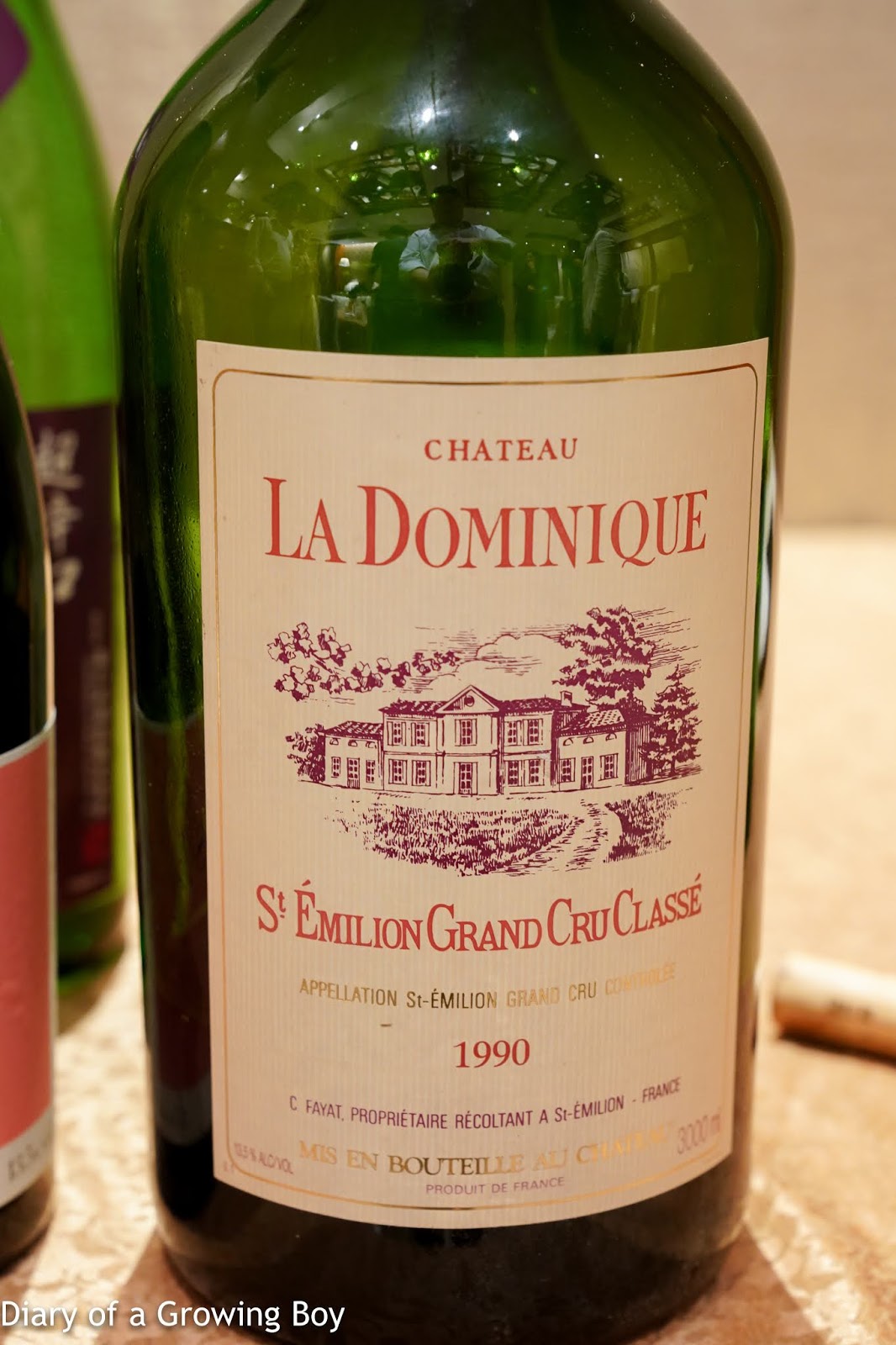A Growing Boy's Wine Diary: La Dominique and whites