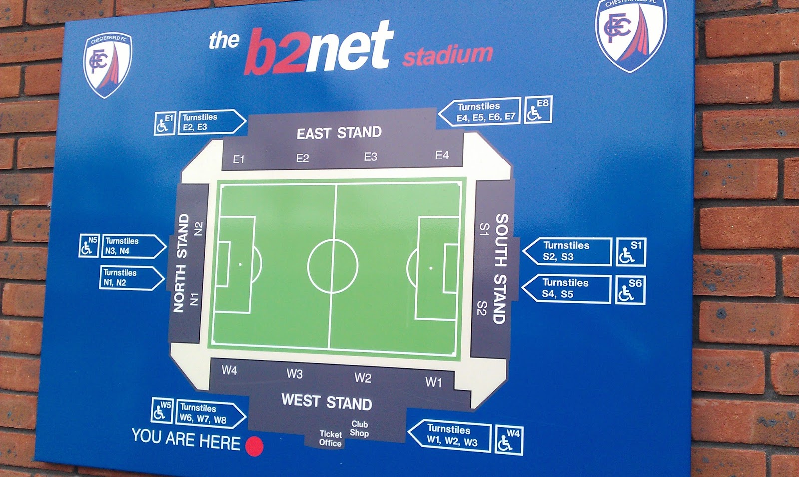 The Wycombe Wanderer: Chesterfield - B2Net Stadium