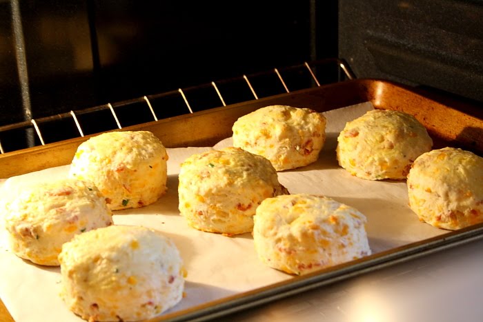 Lemon Drop: Bacon, Cheddar and Chive Scones