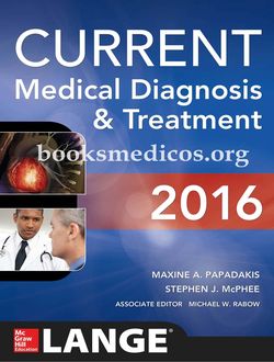 CURRENT Medical Diagnosis and Treatment 2016 | booksmedicos