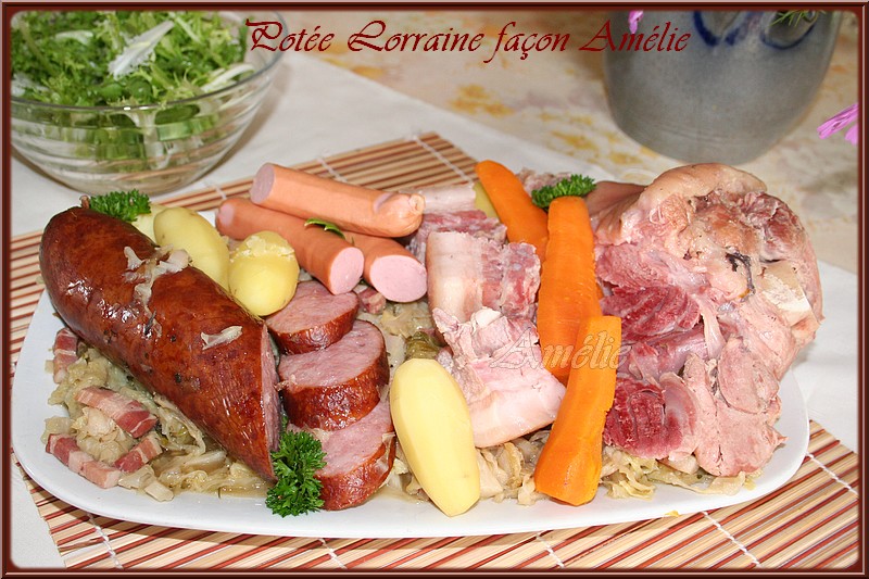 LA TABLE LORRAINE D'AMELIE: POTÉE LORRAINE REVISITÉE