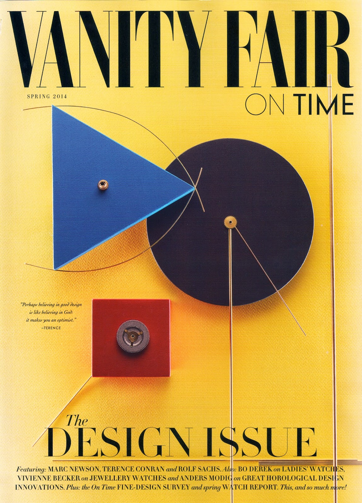 b r i g i t . h e g a r t y: Vanity Fair On Time - Front cover design ...