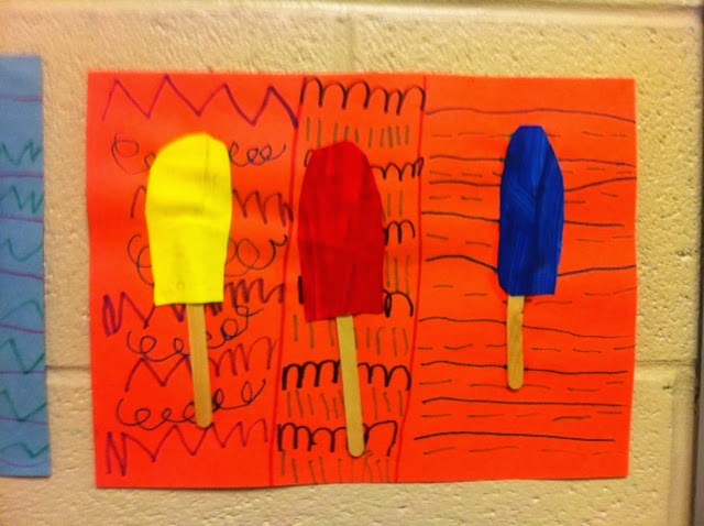 Happily Ever After...An Art Teacher's Fairy Teal: Primary Popsicles