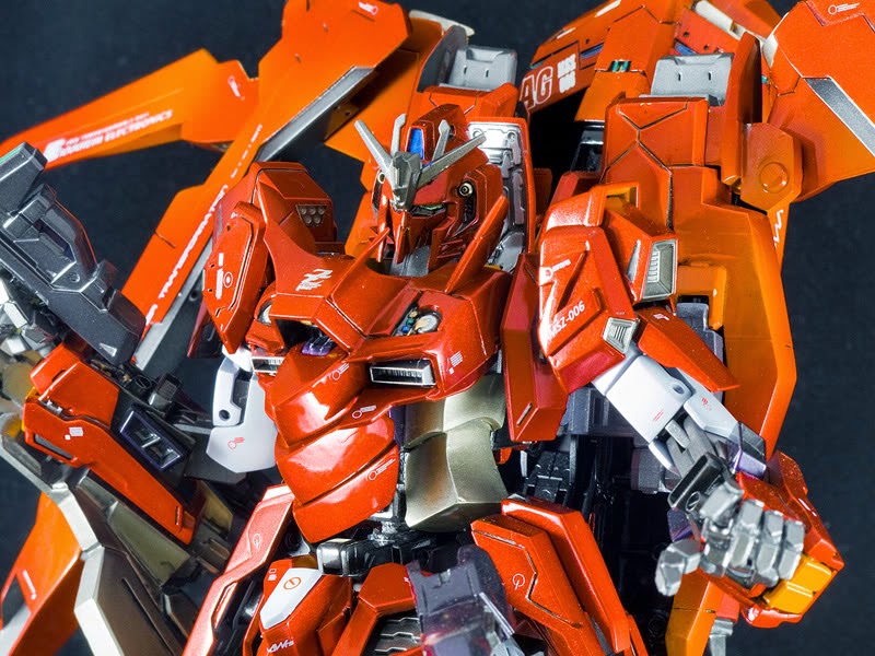 Custom Build: 1/100 MSZ-006-P2/3C Zeta Gundam P2/3C Type "Red Snake's ...