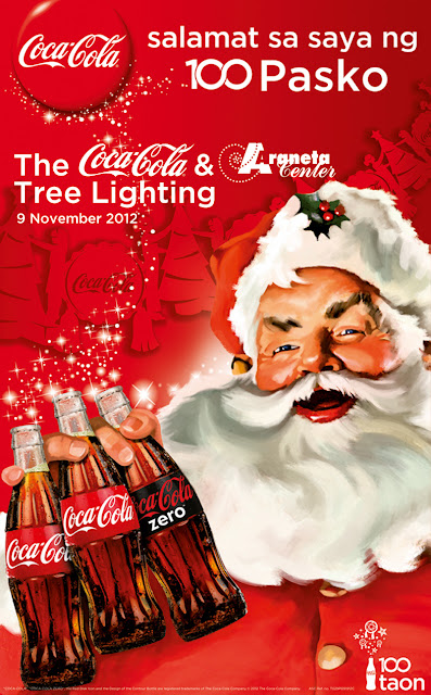 Ring my Bell, Isabel: Araneta tree lighting: Coke's 100th year in the ...