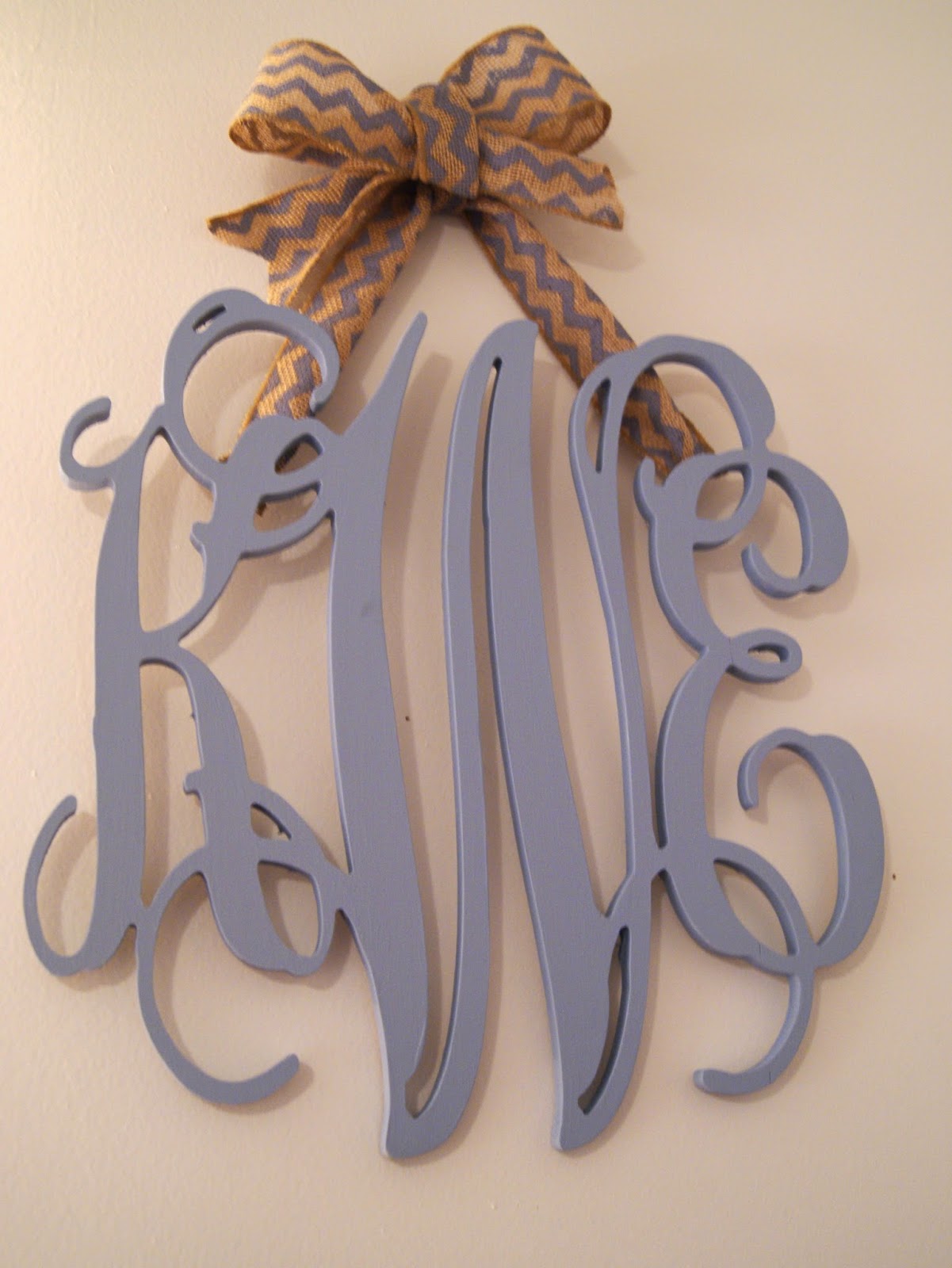Positively Katie: DIY wooden monogram