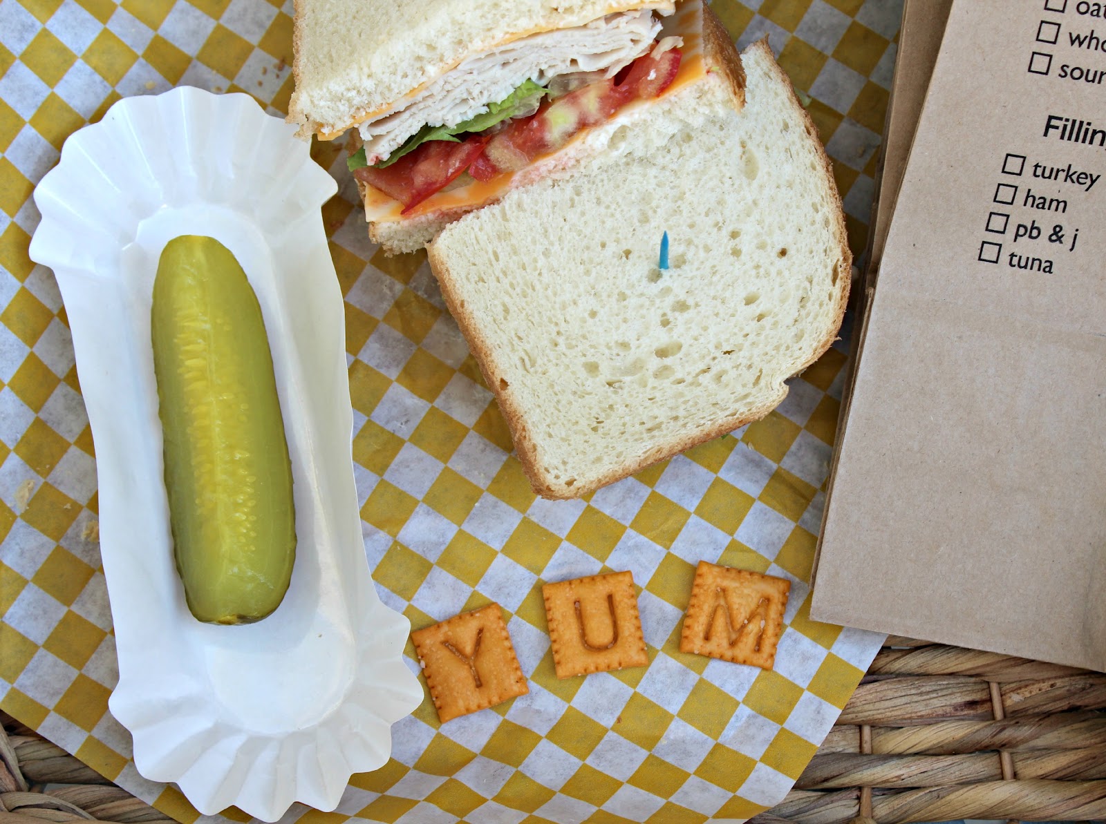 Moore Minutes: Made to Order Sandwich Lunch sacks and other school ideas