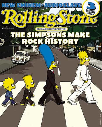 Metal Berserk: Simpsons with Rock Bands