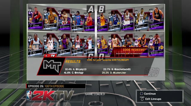 Pick D As Your Favorite #2KTVLineup Week 1