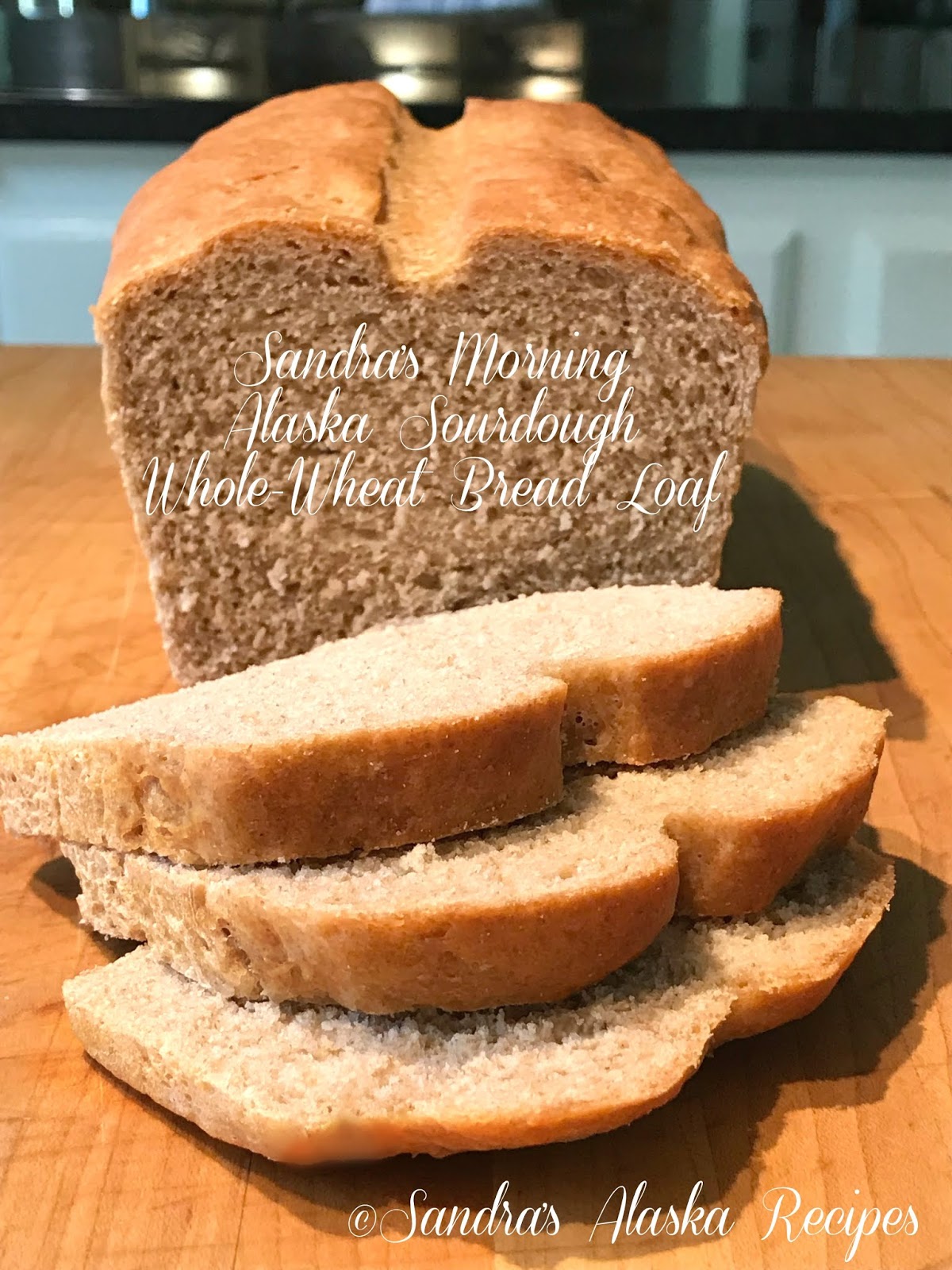 Sandra's Alaska Recipes: SANDRA'S MORNING ALASKA WHOLE-WHEAT SOURDOUGH ...