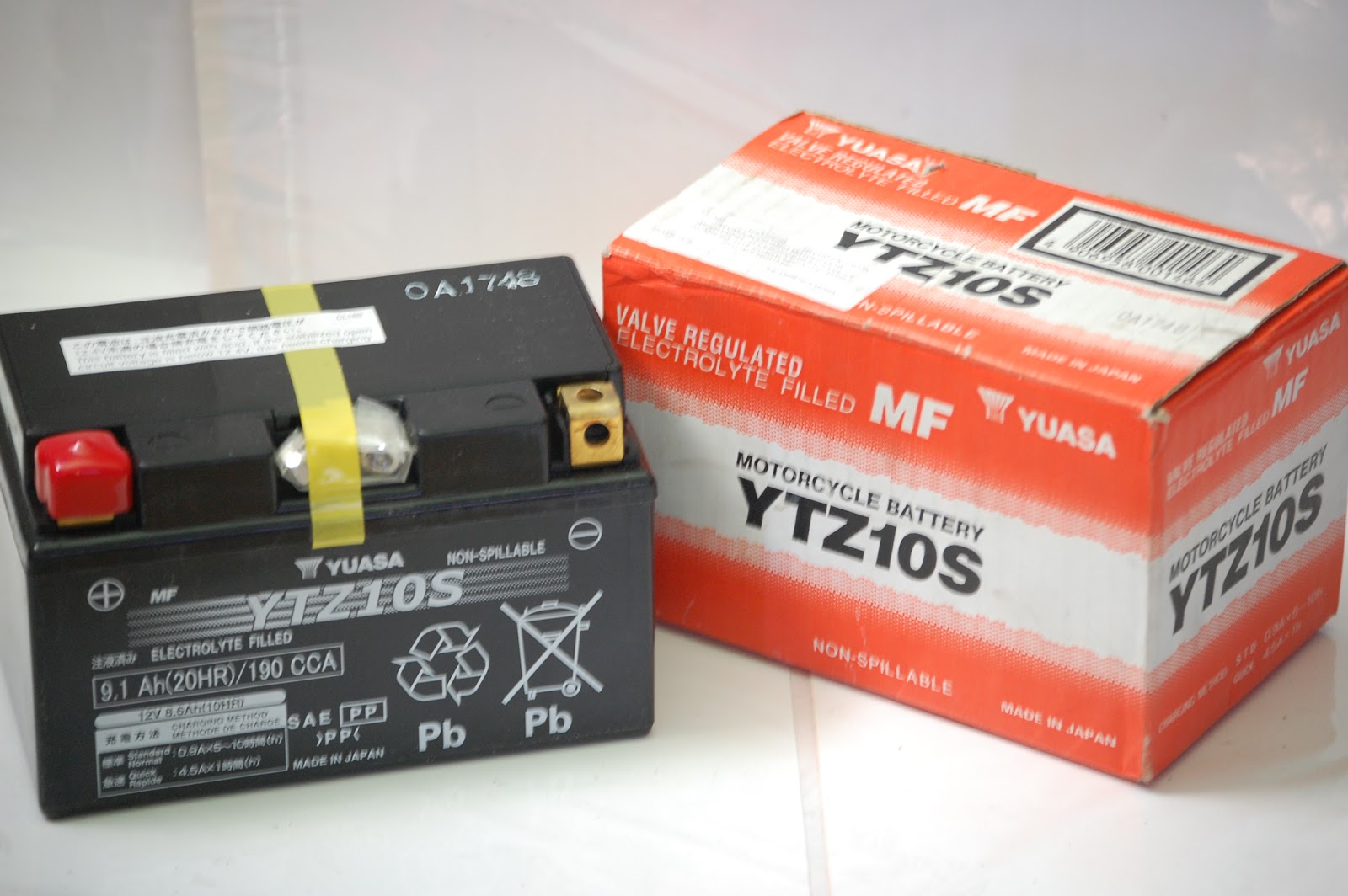 DaniyCar: Bateria Yuasa Japon YTZ10S de gel