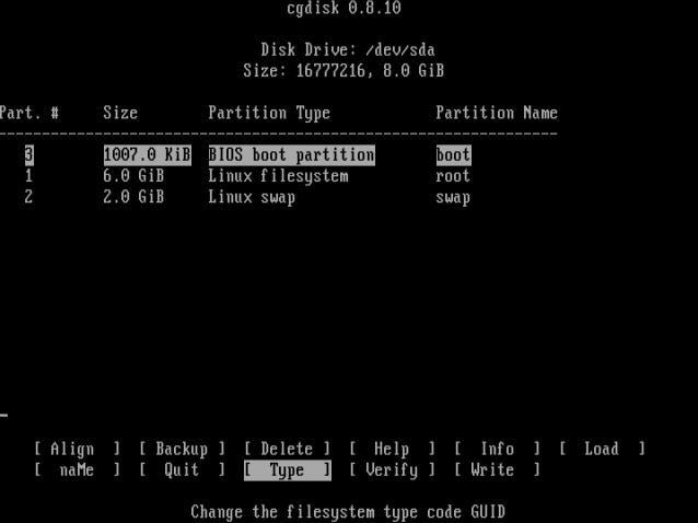 Use bios to create boot partition - freaksbetta