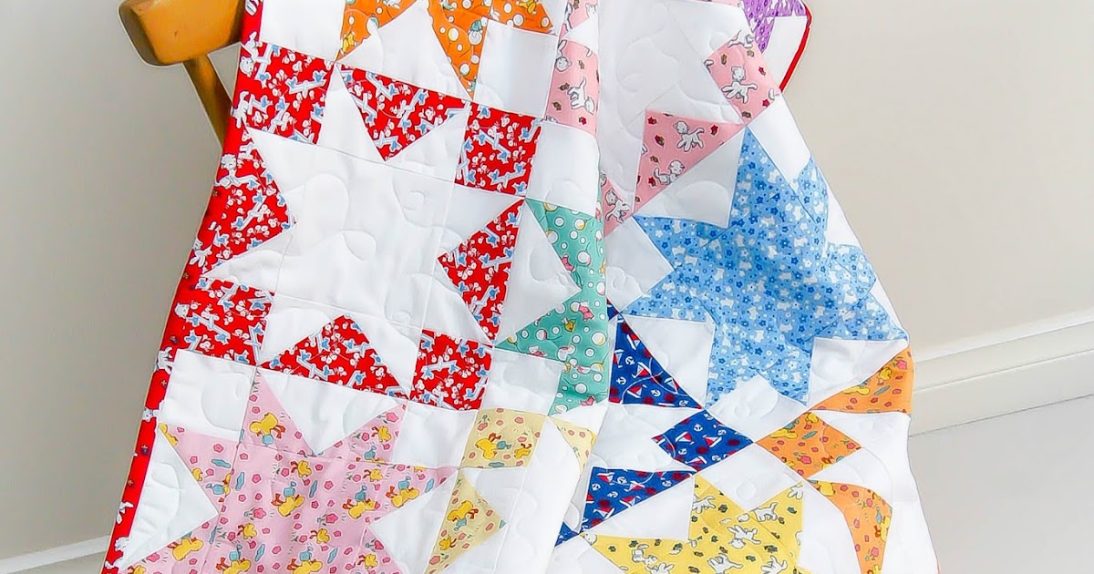 Tied with a Ribbon: Shadow Stars - Quilt/Play Mat Tutorial