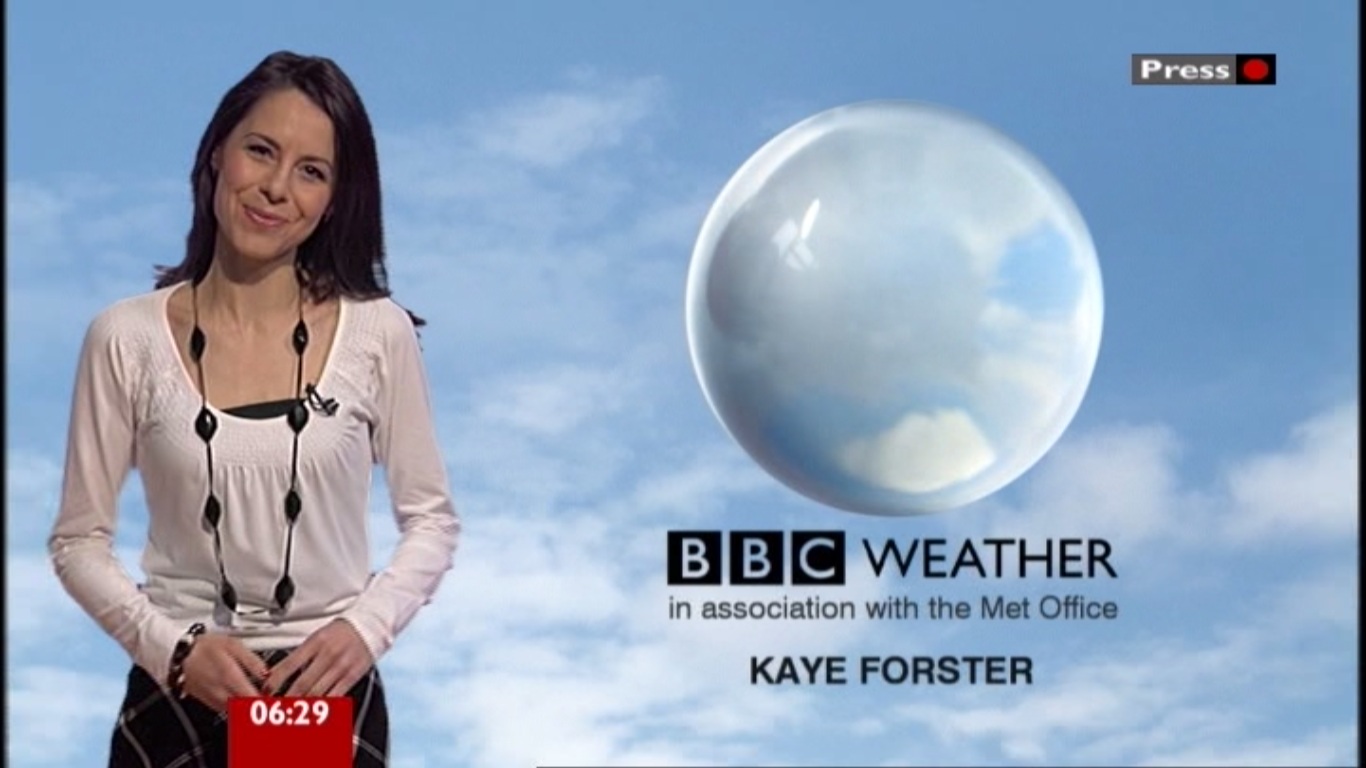UK Regional News Caps: Kaye Forster - BBC Regional Weather