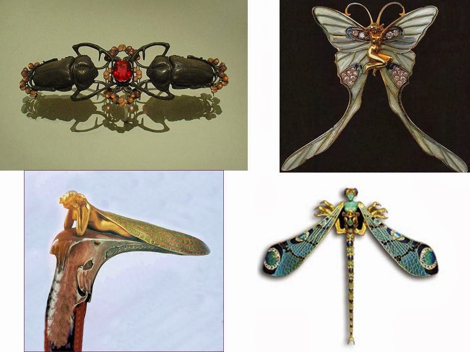 INSECTOS EN EL ARTE: LOS INSECTOS EN EL ART NOUVEAU
