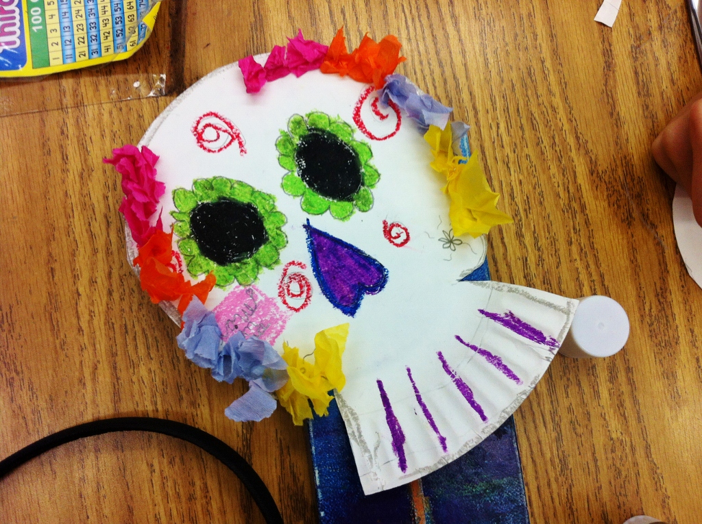 sketchy notions : sugar skull masks