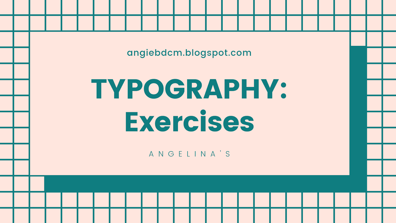 Typography: Exercises