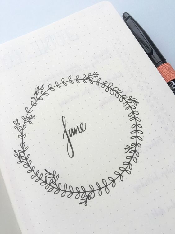 Bullet Journal Brasil: Inspiração para capa do mês para o seu Bullet ...
