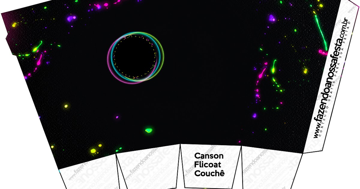 Neon Party: Free Printable Boxes. | Oh My Quinceaneras!