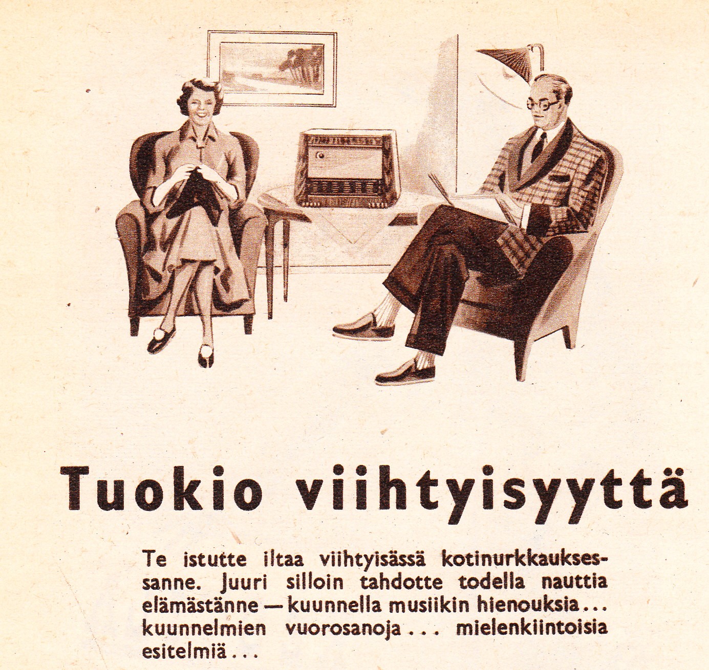 Vanhoja mainoksia: ASA radiot 1939