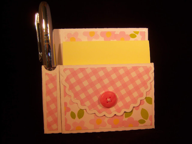 Scrap-n-Sew Granny: Spring Post-It Note Holder