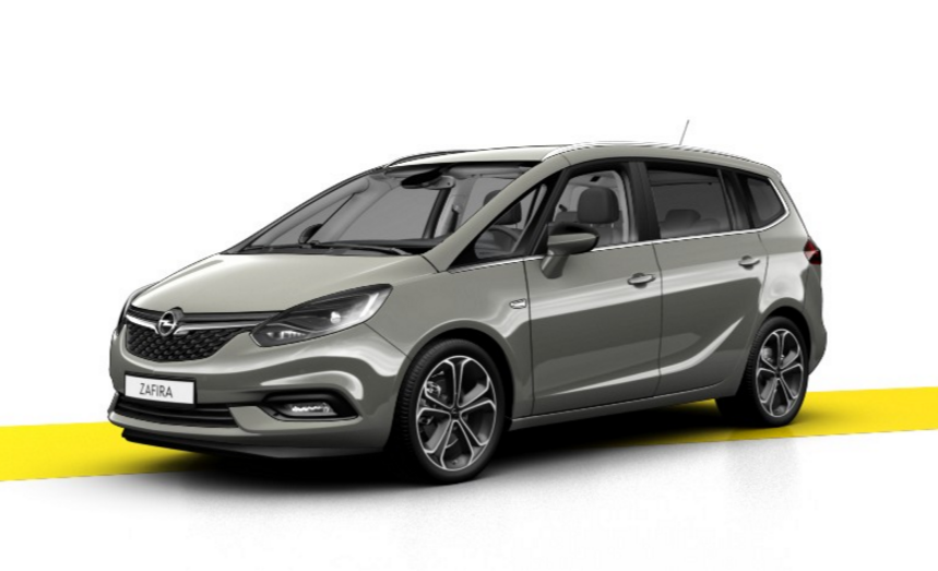 Opel Zafira 3 Restylé (2019) - Couleurs et code peinture