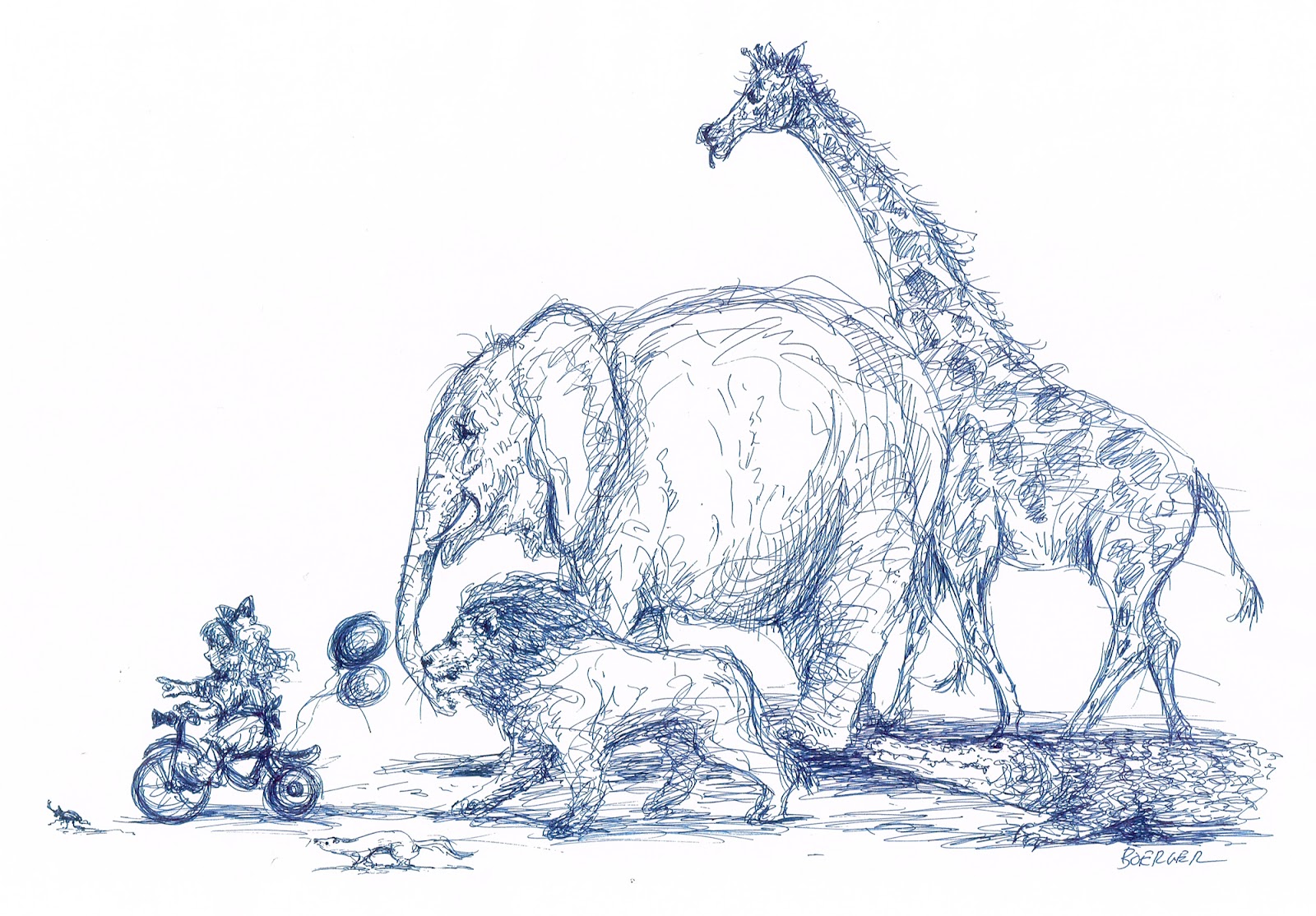 Andy's Art: Absurd Drawings