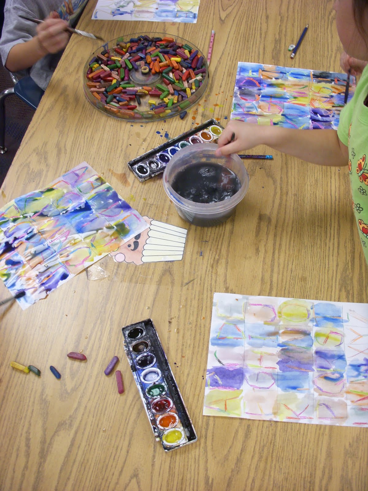 ARTASTIC! Miss Oetken's Artists: Jasper Johns colorful Alphabet