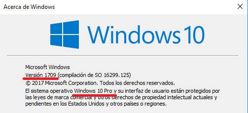 Windows: Saber versión instalada | SYSADMIT