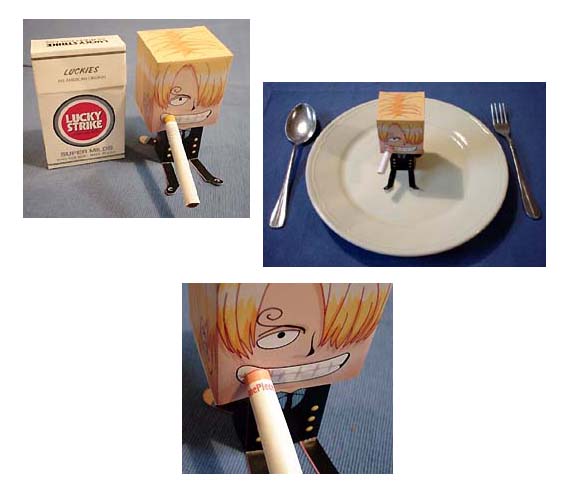 One Piece : Sanji Paper Toy | Paperized Crafts