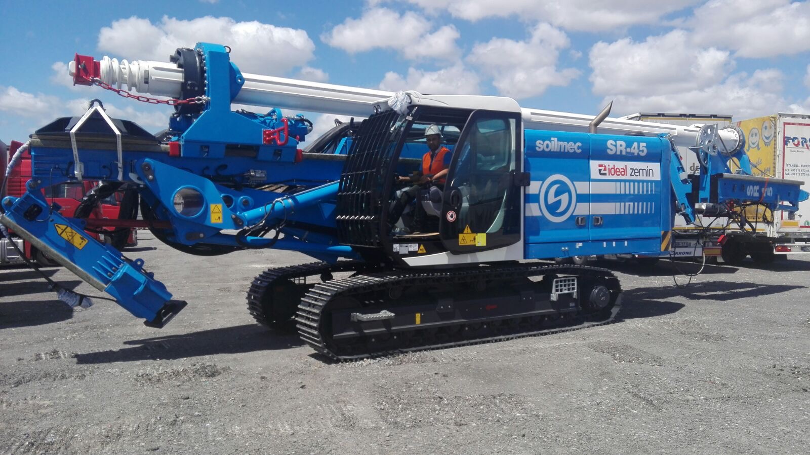 The New Soilmec SR-45 Piling Rig is in Turkey