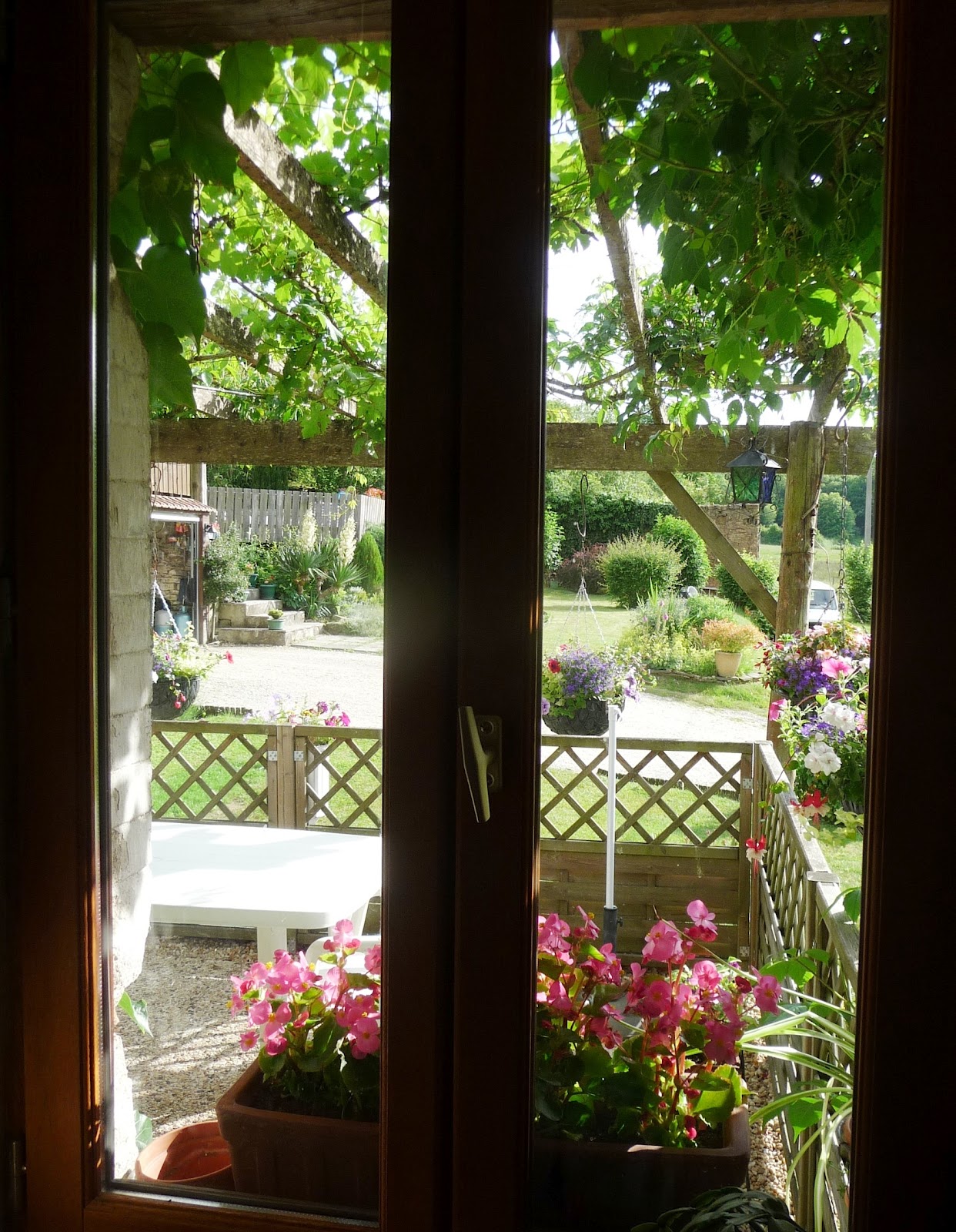 Barbara - Lilian - in - France.: French windows.