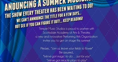PHX Stages: Temple Music Studio's Summer 2016 Musical