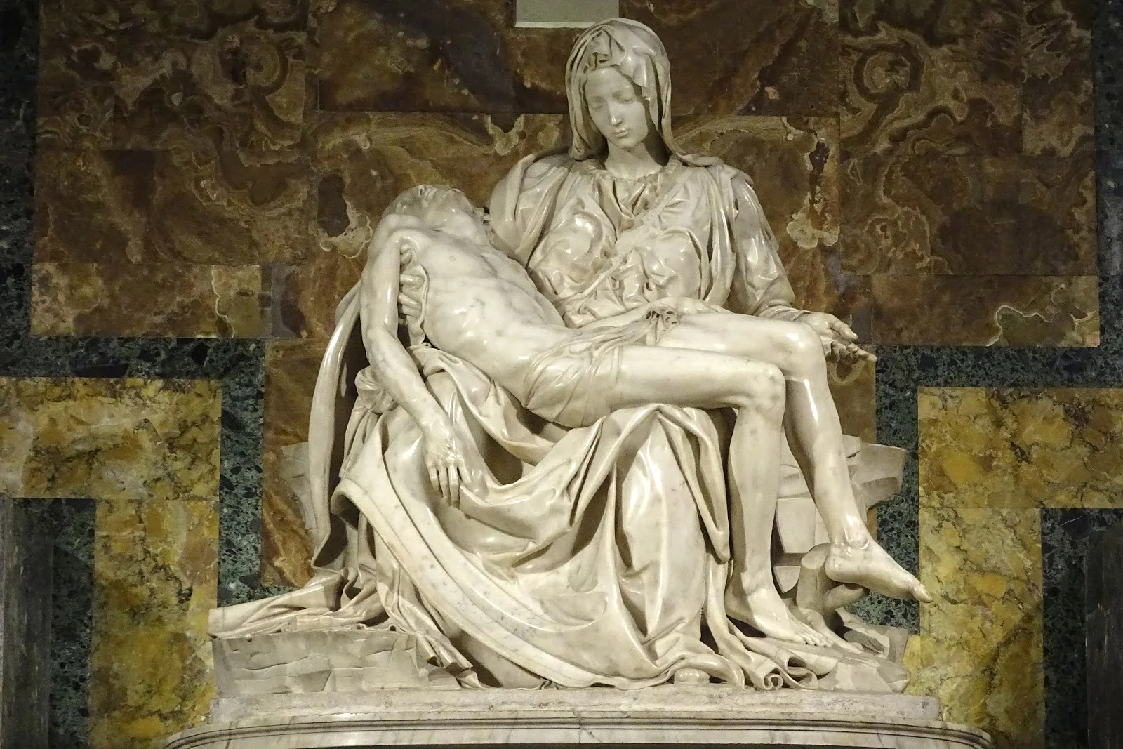 Pieta By Michelangelo Signature