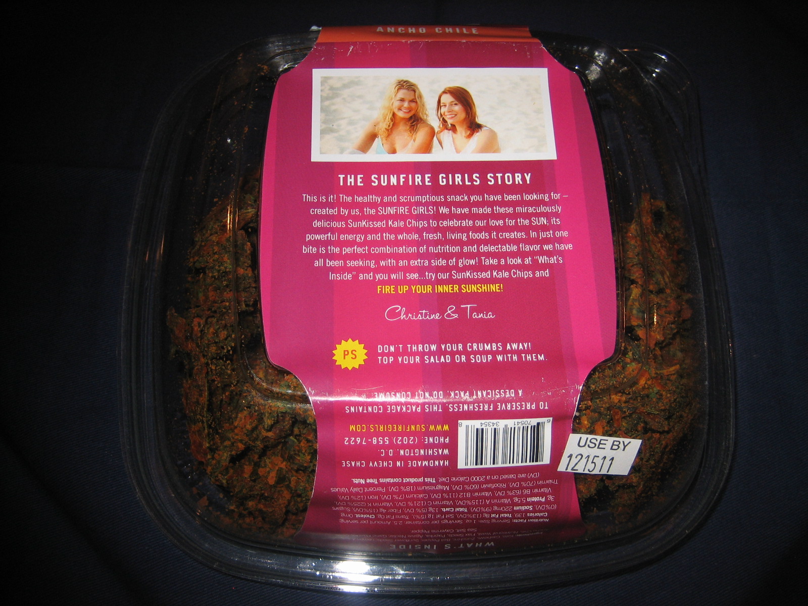 The Veracious Vegan: Sunfire Girls - Raw Kale Chips and Crackers