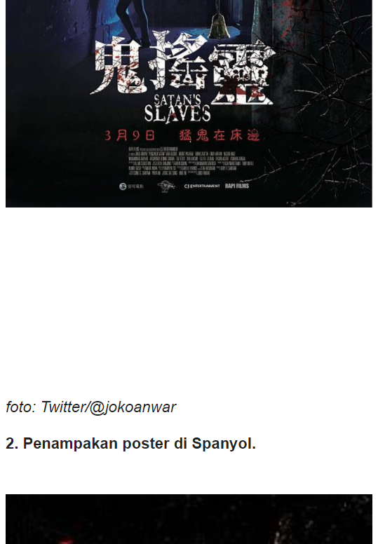 Go Internasional, Ini 6 Tampilan Poster Pengabdi Setan di Luar Negeri ...