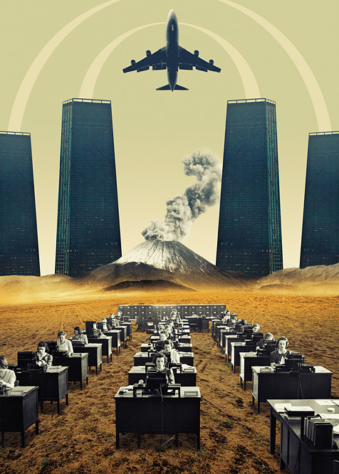 Julien Pacaud. Collage | Doctor Ojiplático